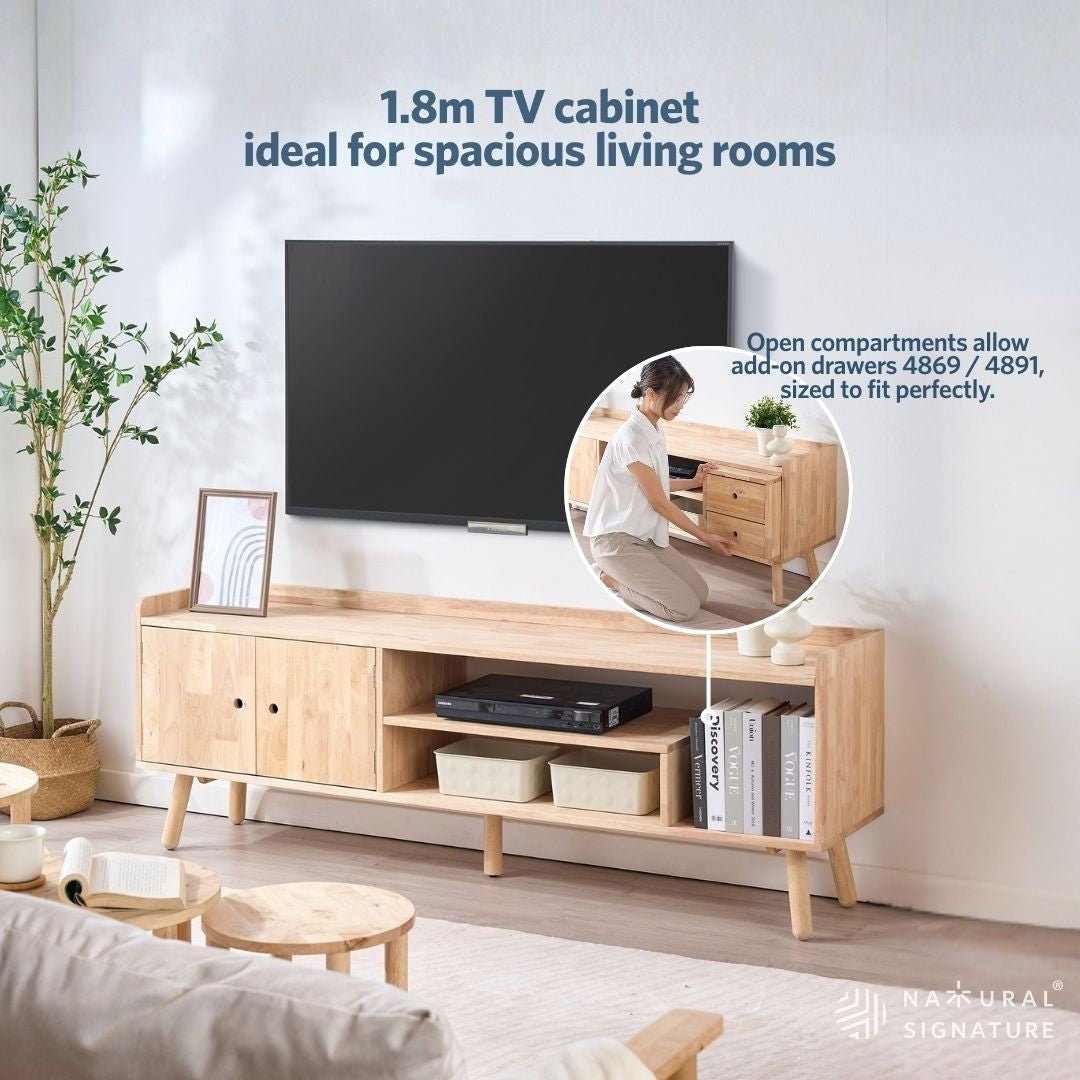 Natural Signature - N Series-Twin Door TV Cabinet