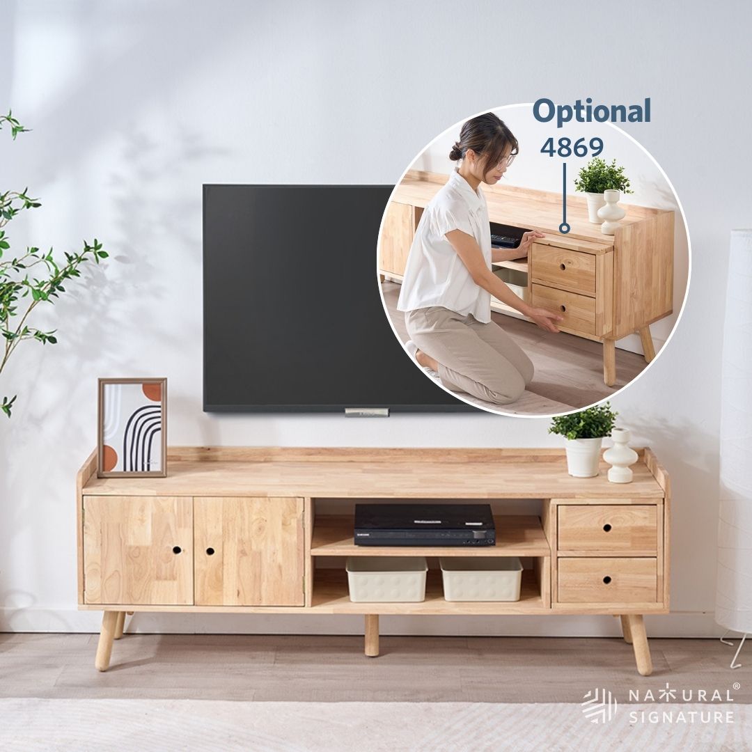 Natural Signature - N Series-Twin Door TV Cabinet