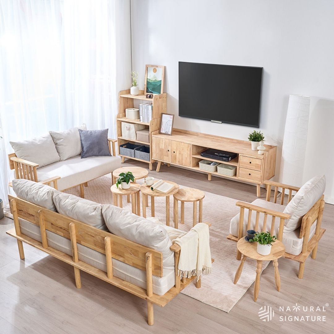 Natural Signature - N Series-Twin Door TV Cabinet