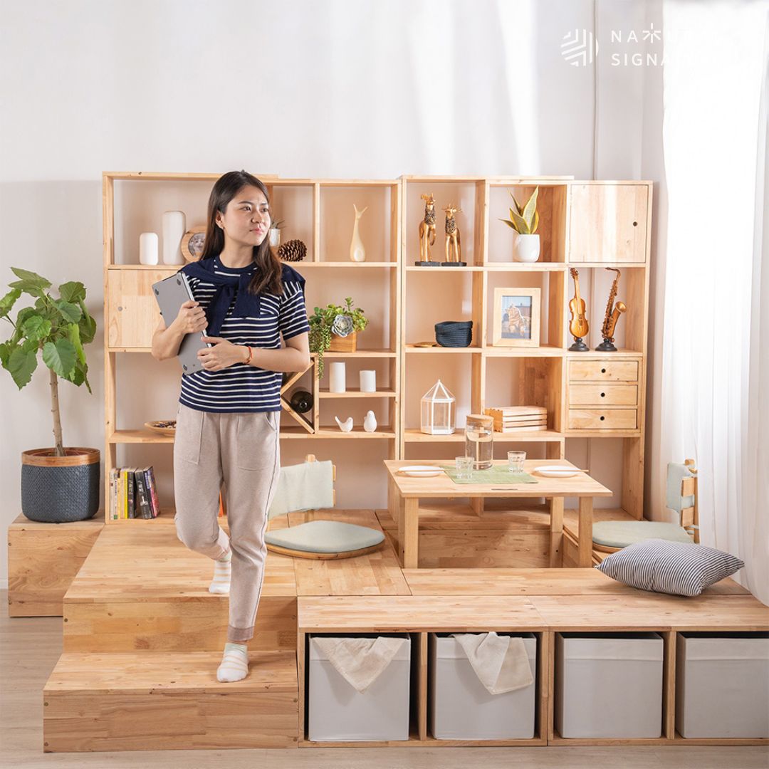 Modular Solid Wood Tatami | Natural Signature