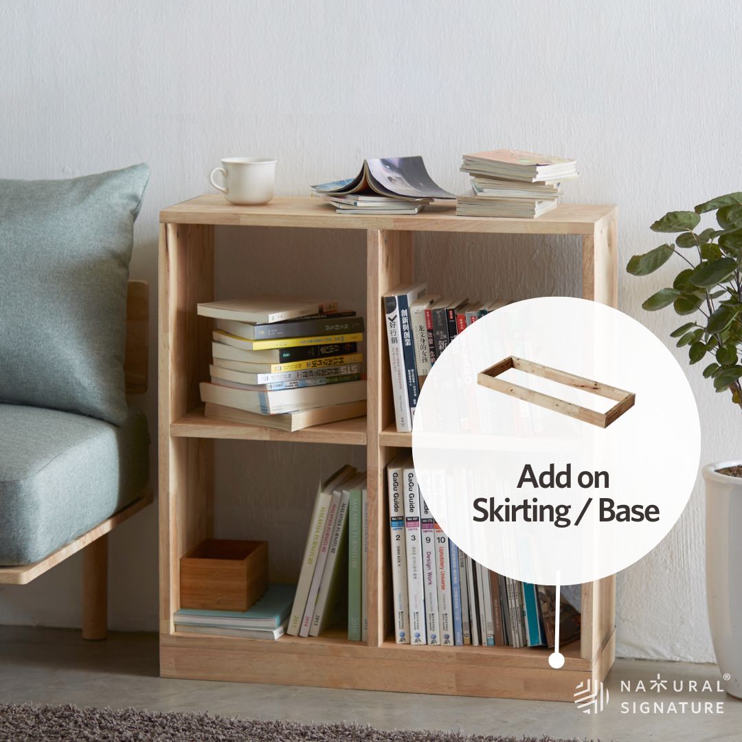 Natural Signature - Woodwall Open Shelf Base (Skirting) for 2x2, 2x4 O