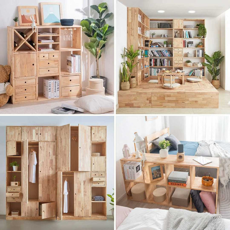 Woodwall Modular Cabinet System | Natural Signature